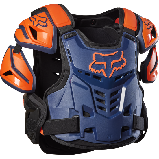 Buzer ochraniacz klatki piersiowej FOX Raptor Navy/Orange | OFF-ROAD ...