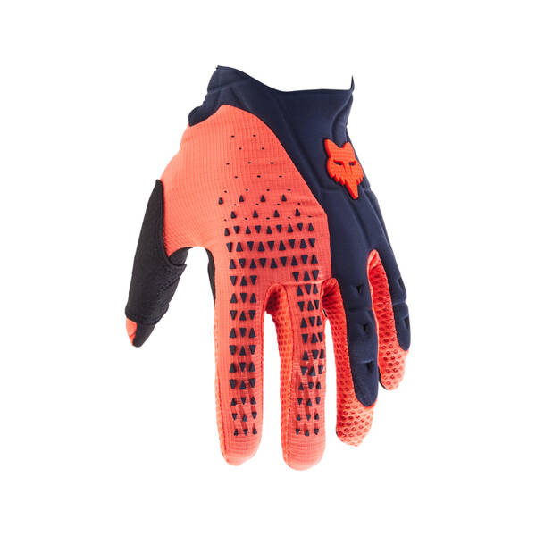 Rękawiczki na rower motocykl Fox Pawtector Navy/Orange | OFF-ROAD ...